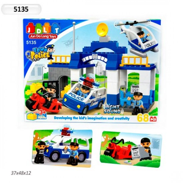 Конструктор JDLT Поліція 68 деталей - MPL 5135 - купити дитячі розвиваючі іграшки та Блокові ...